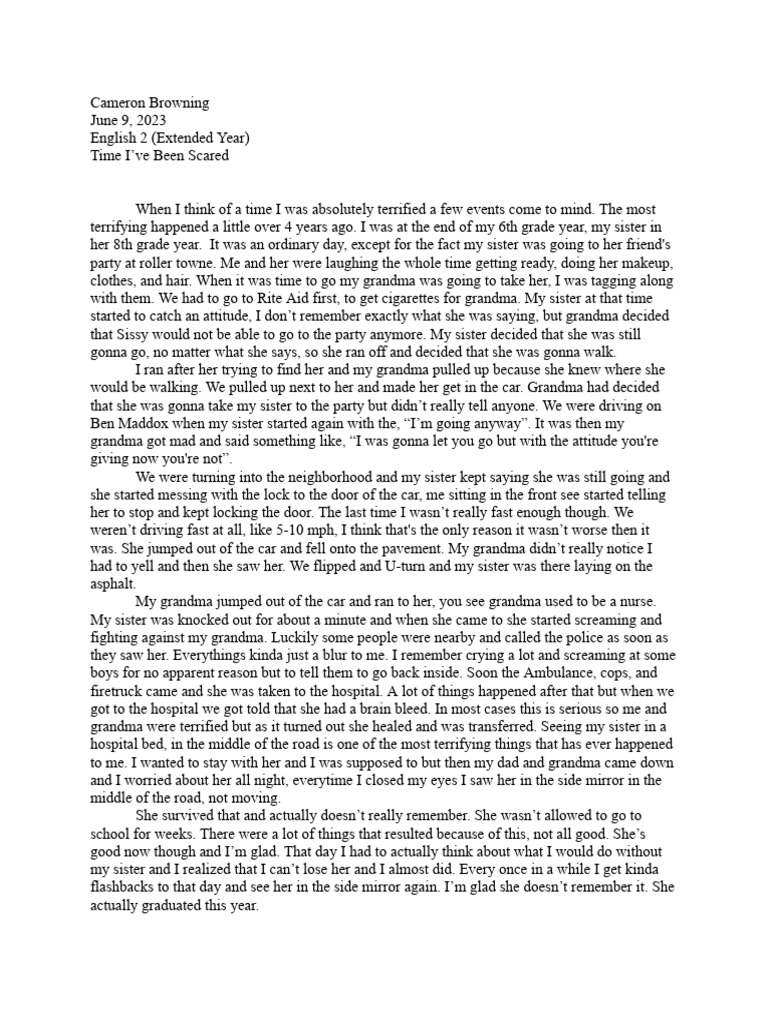 Allure of Fear Essay | PDF