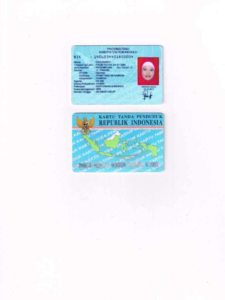 KTP Istri-1 | PDF