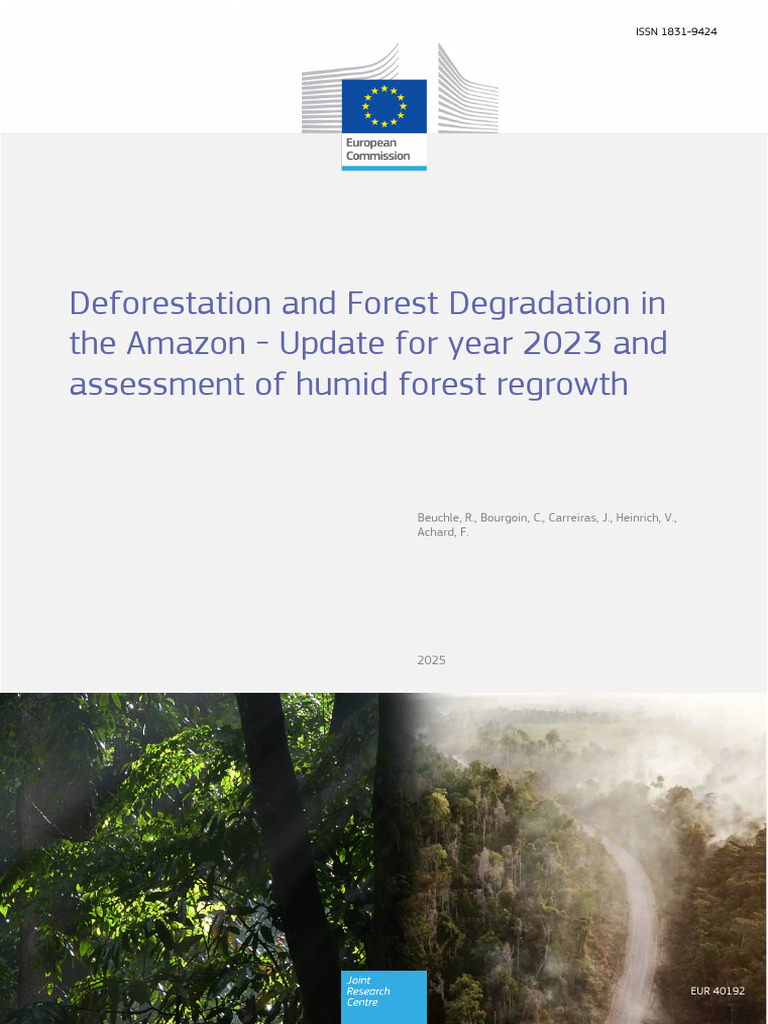 JRC140548 01 | PDF | Amazon Rainforest | Deforestation