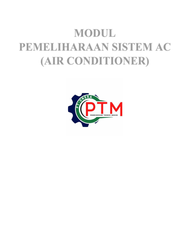 Modul Pemeliharaan Sistem AC SMK | PDF