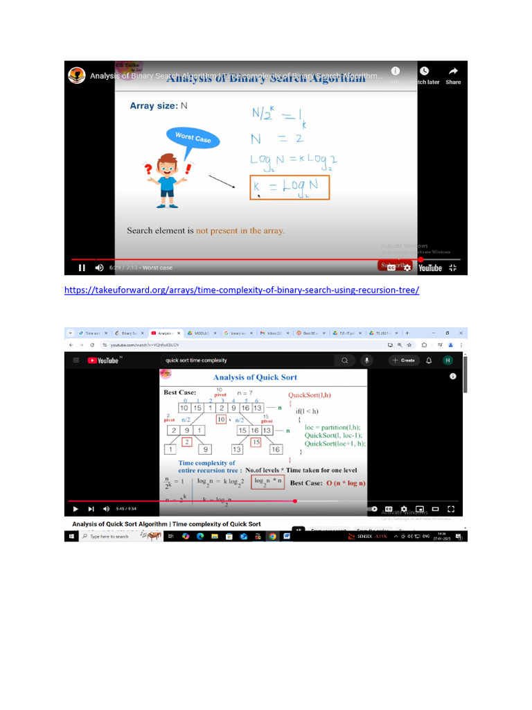 Tree Methode Binar Search and Quick Sort | PDF