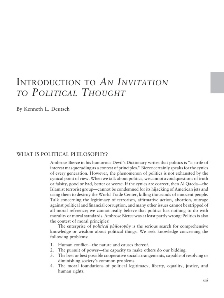 Understanding Political Philosophy | PDF | Political Philosophy | Reason