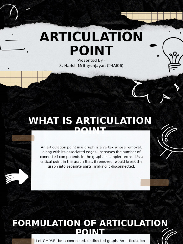 Understanding Articulation Points in Graphs | PDF | Graph Theory ...