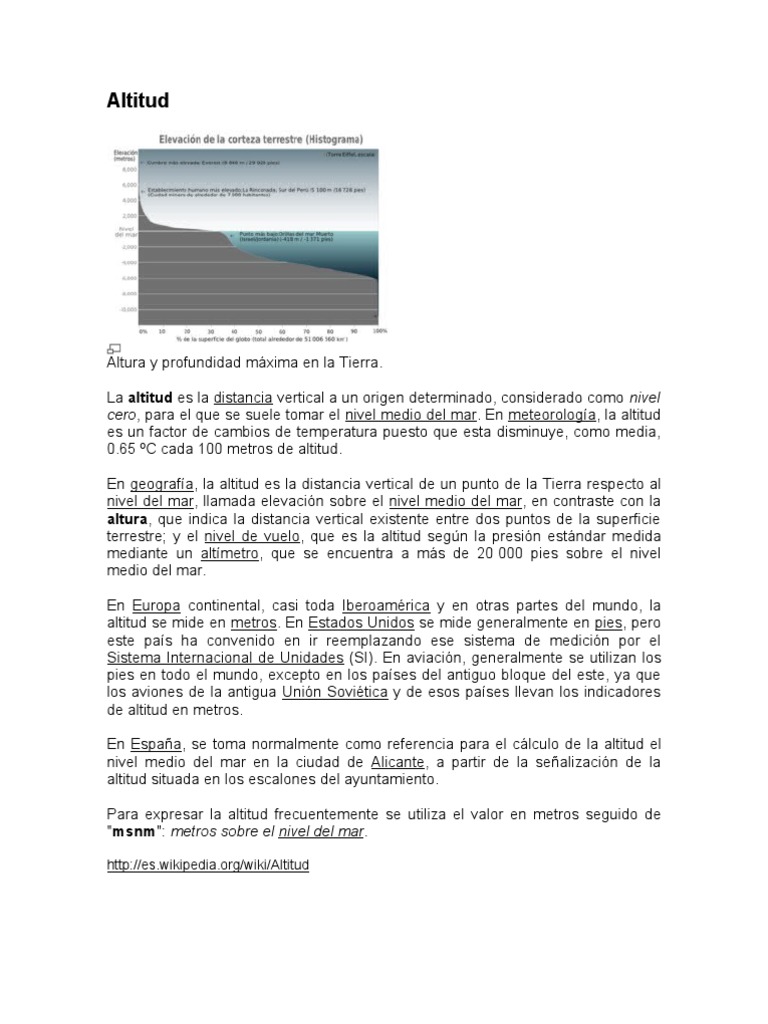 Hemisferios de la Tierra y Altitud | PDF | Latitud | Altitud