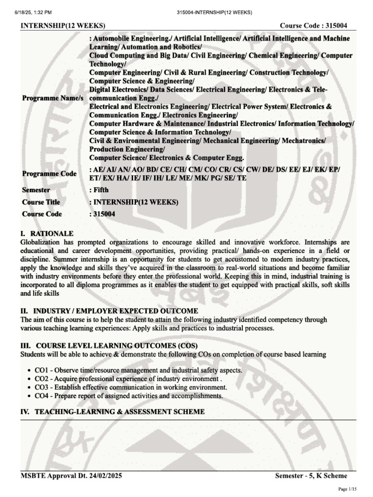 Syllabus | PDF