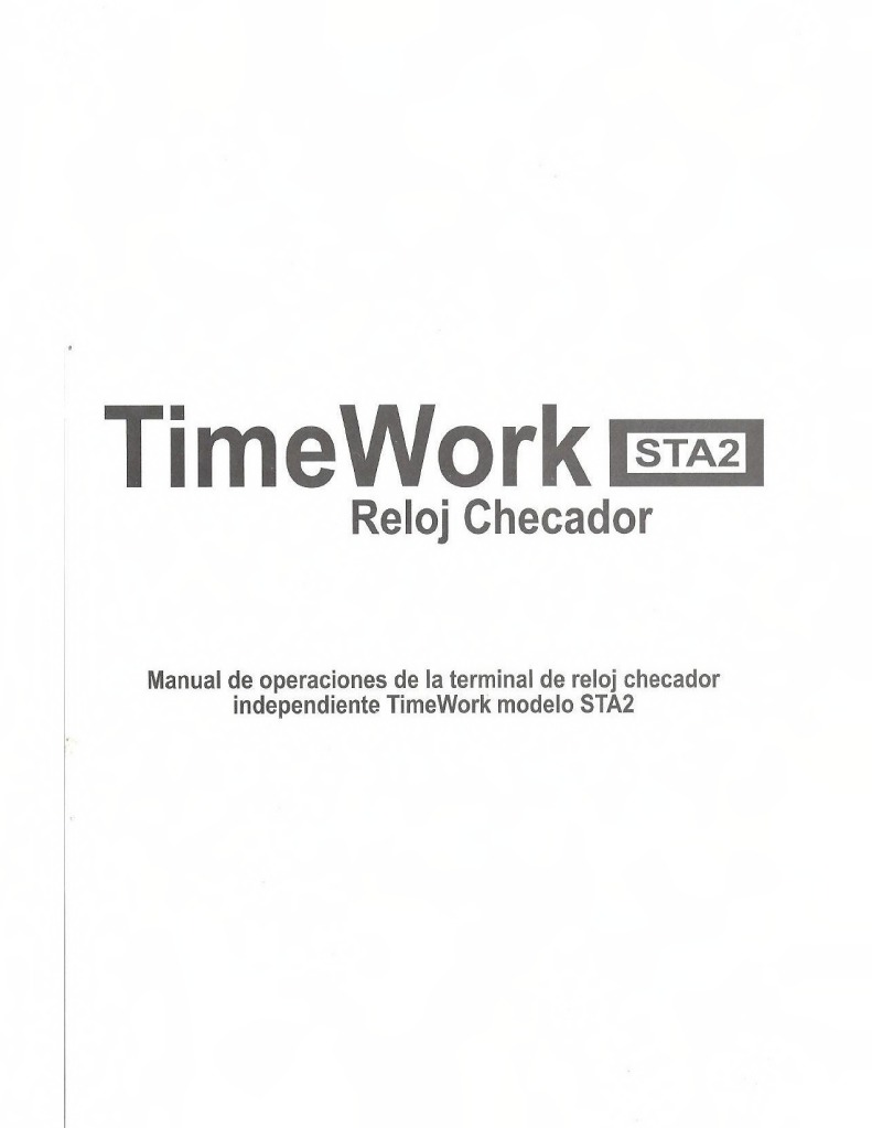 TimeWork - Manual | PDF