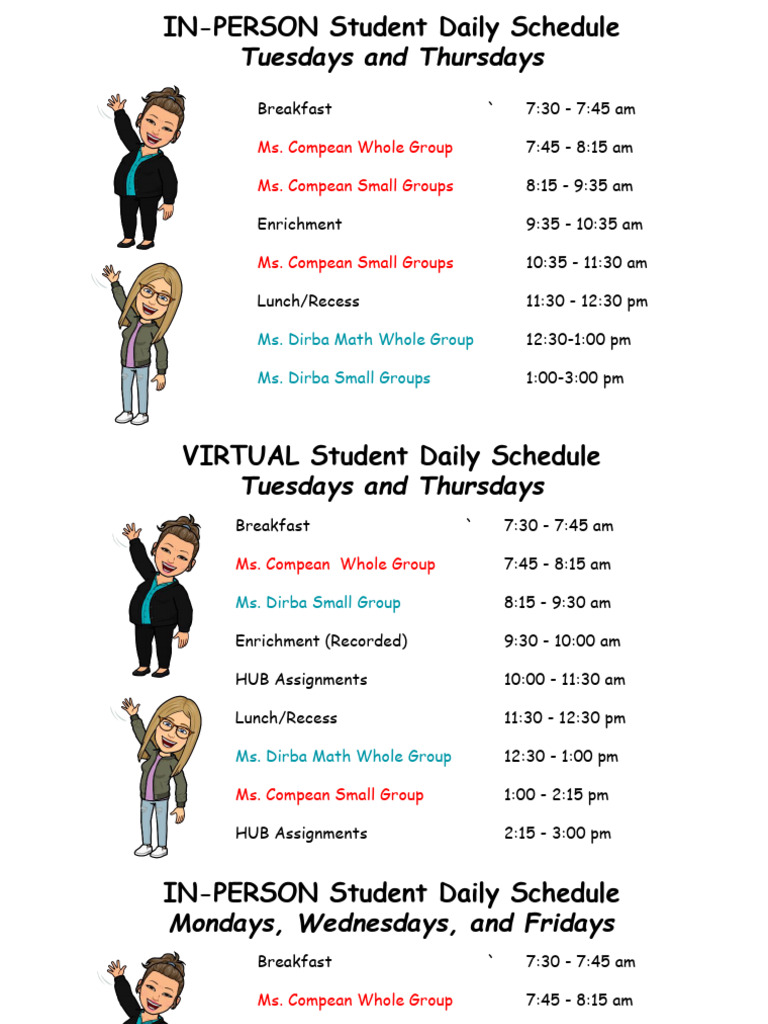 Tuesdays and Thursdays | PDF