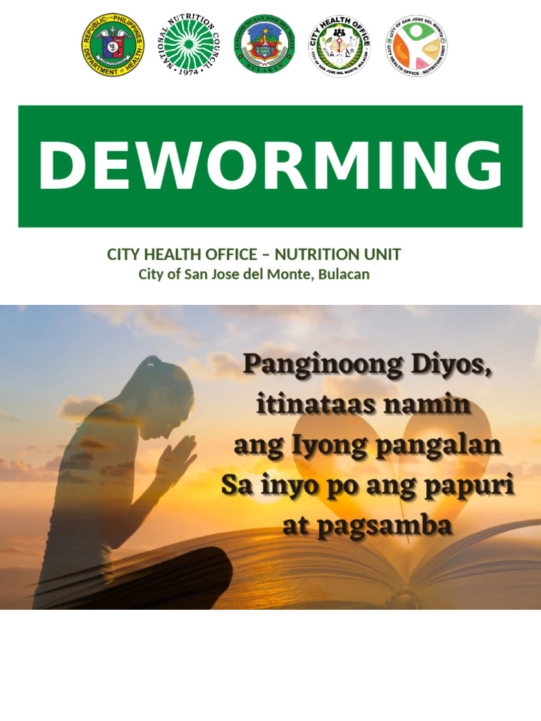 Deworming DepEd 2025 | PDF