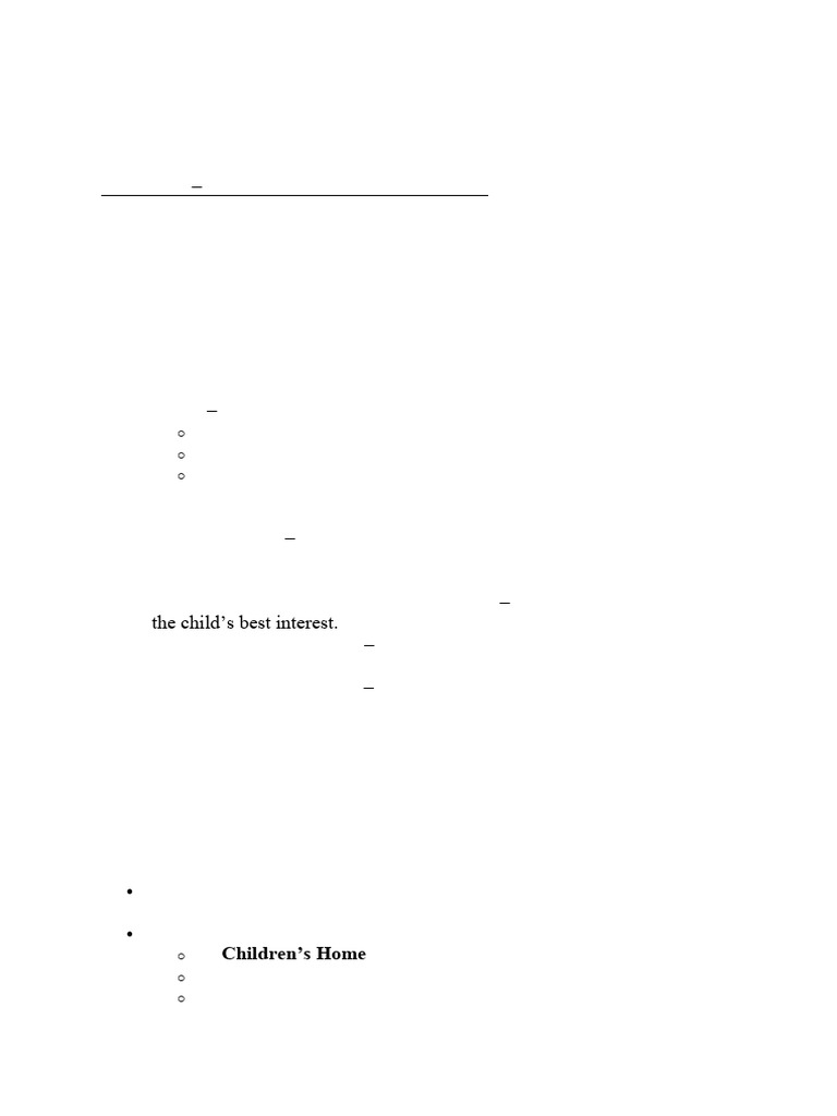 Procedure in Relation To Children in Need and Care | PDF | Adoption ...
