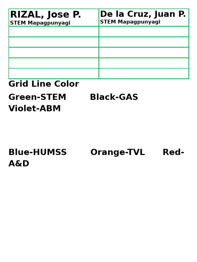 Envelope Names | PDF
