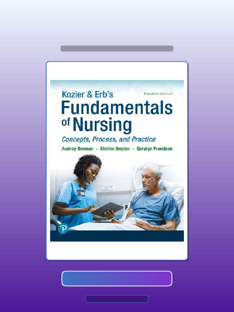 Kozier and Erbs Fundamentals of Nursing 11th Edition Berman Solution ...