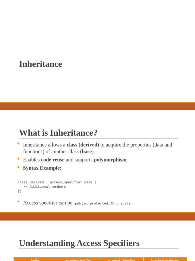 Lecture 8 - Inheritance | PDF | Inheritance (Object Oriented Programming) | Computer Science