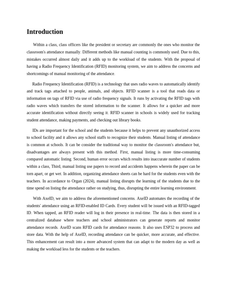 RFID Based Attendance Monitoring System | PDF | System | Radio Frequency Identification