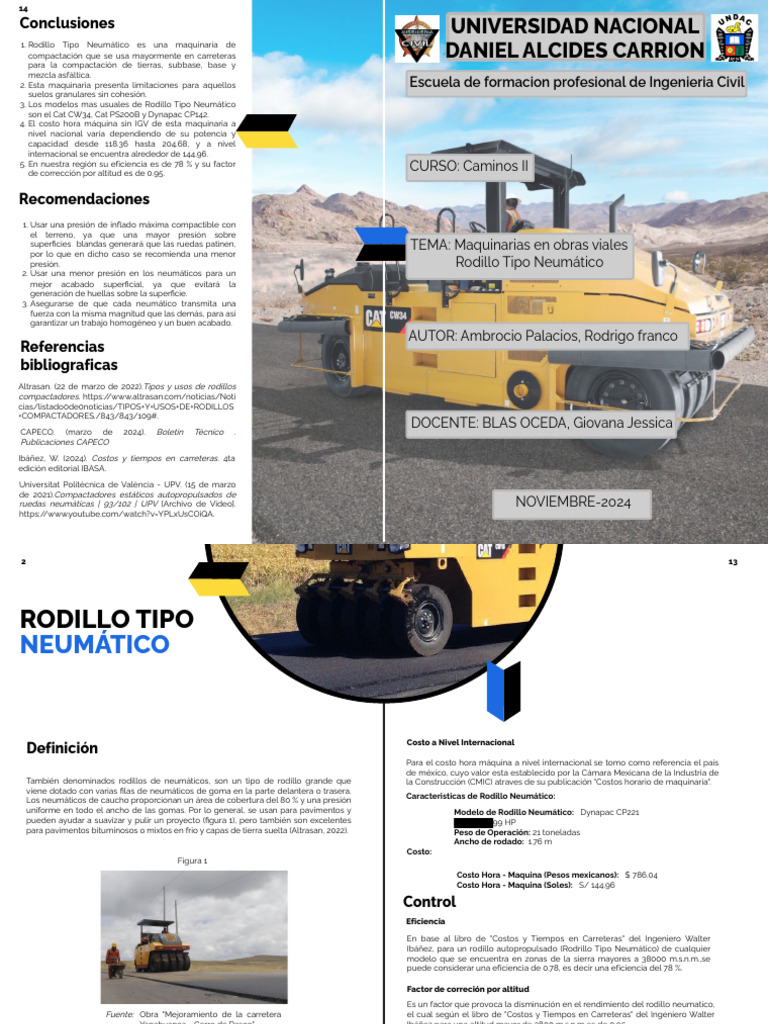 Rodillo Tipo Neumático | PDF | Neumático | Motores