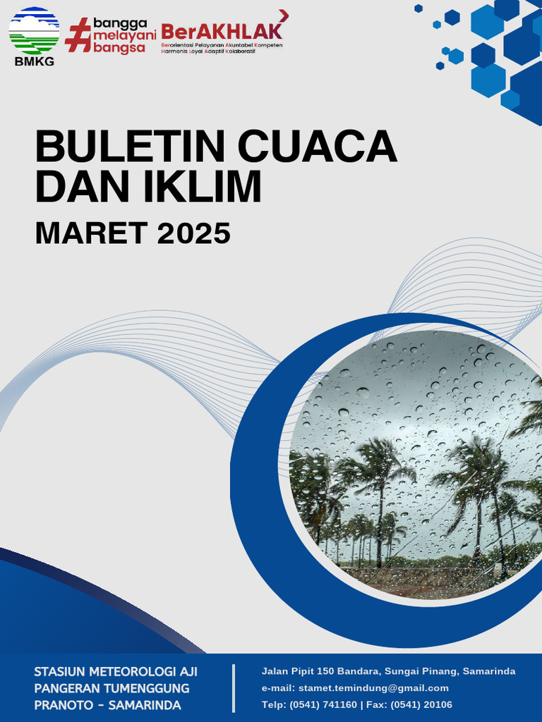 Buletin Cuaca Dan Iklim Kalimantan Timur_maret 2025 | PDF