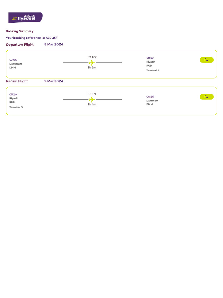 Booking Confirmation | PDF | Fee | Aviation