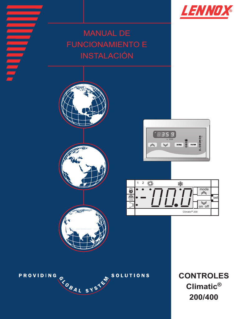 Manual Lennox | PDF | Diodo emisor de luz | Ingenieria Eléctrica