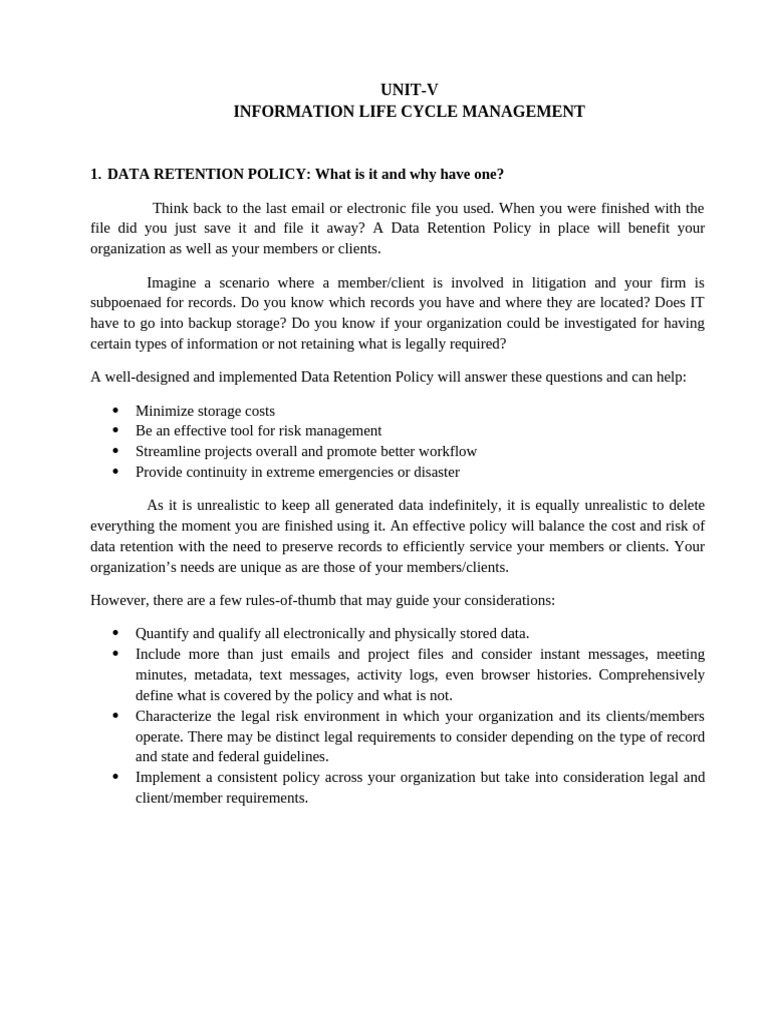 Unit 5 - Information Management | PDF | Apache Hadoop | Map Reduce