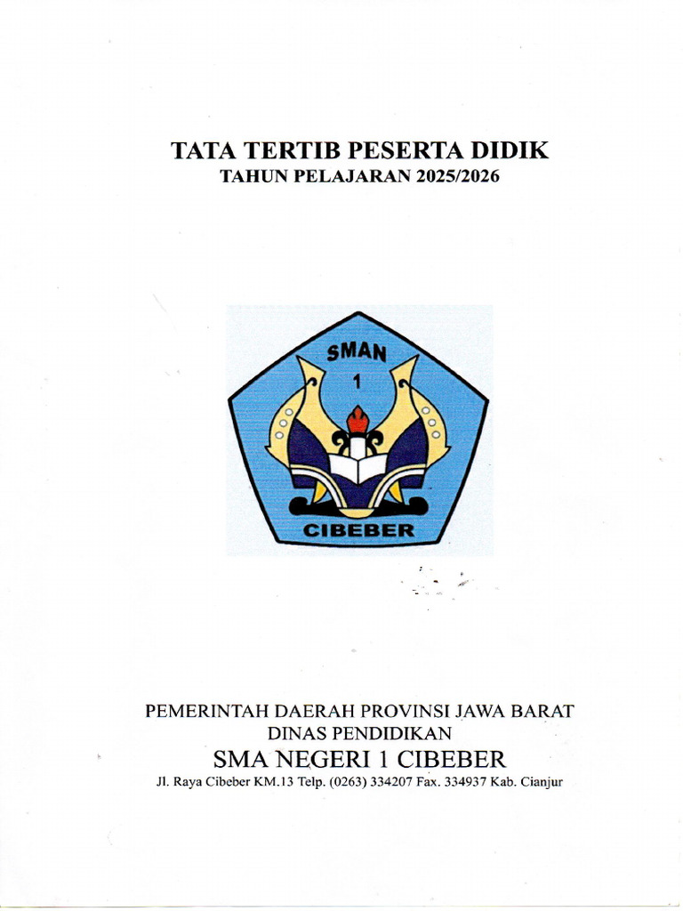 Tata Tertib Peserta Didik 2025-2026 | PDF