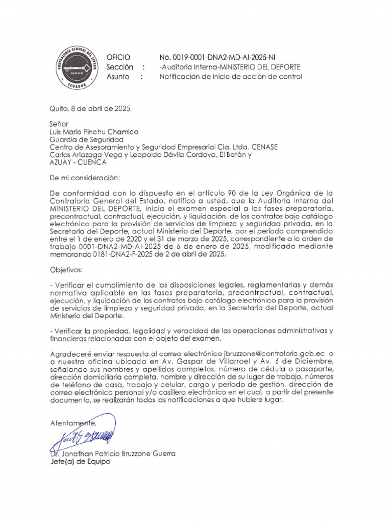 NI. Luis Pinchu | PDF