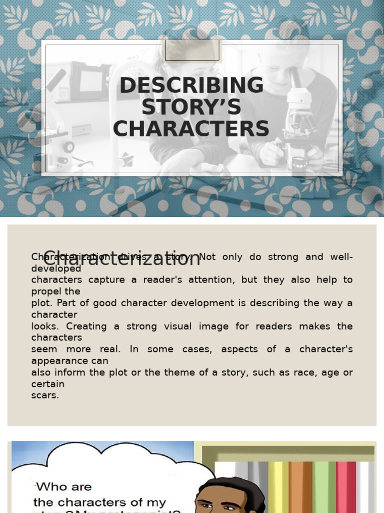 Describing Story's Characters | PDF