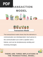 Barnlunds Transactional Model | PDF | Communication | Information