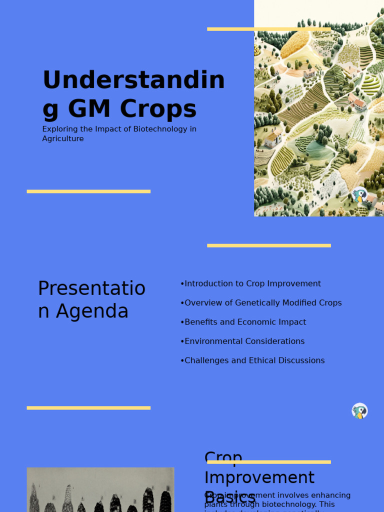 Understanding GM Crops | PDF | Genetically Modified Crops | Agriculture