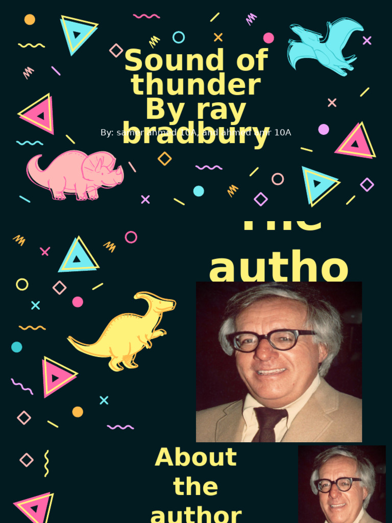 Eckels' Character Analysis in "Sound of Thunder" | PDF