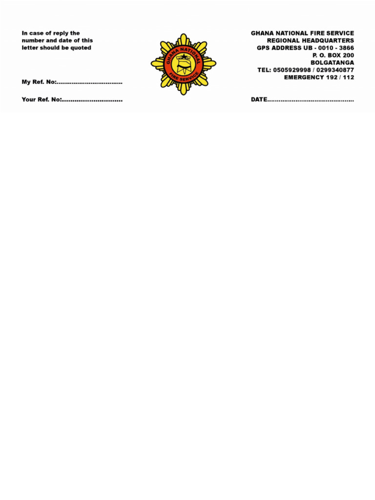 Fire Letterhead 1 | PDF