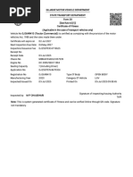 Vehicle Fitness Certificate Form 38 | PDF