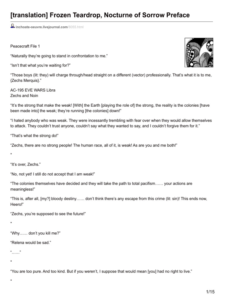 Gundam Mobile Suit - Gundam W - Frozen Teardrop - Volume 05 - Nocturne ...