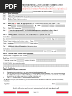 FCT Non-Individual Taxpayer Registration Form | PDF | Public Law ...