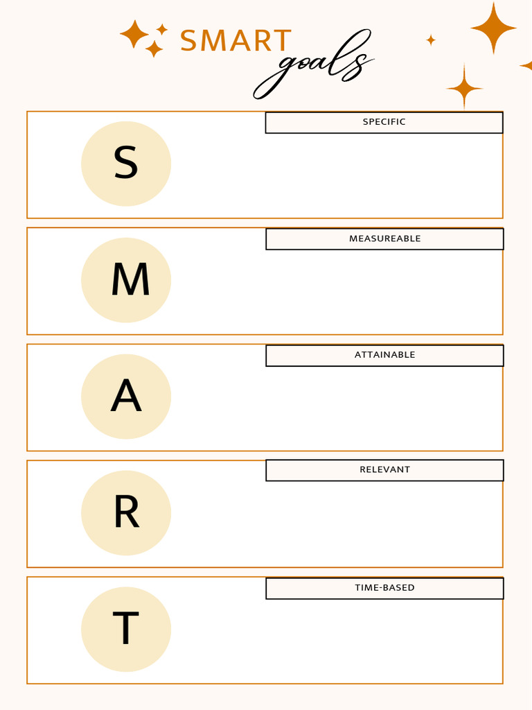 Modern and Smart Goals Planner | PDF
