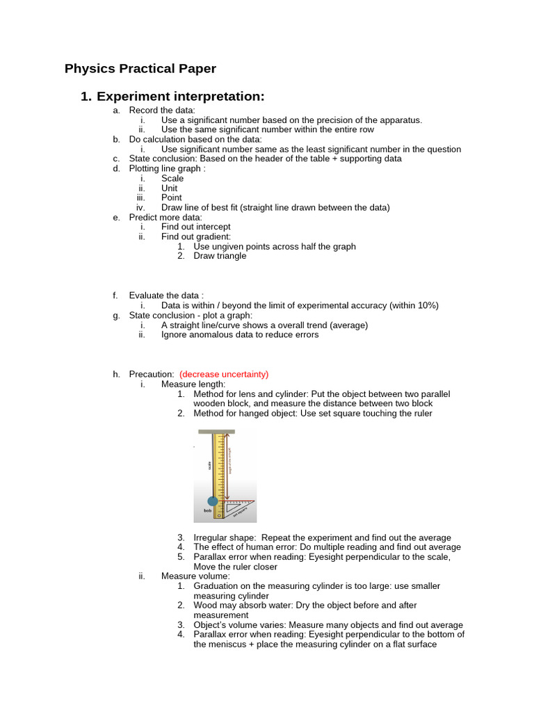 Physics Practical Paper Note | PDF | Resistor | Temperature