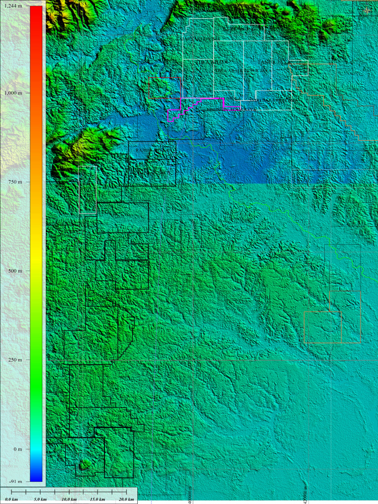 Peta CNTR SRTM IUP PROSPEK Tabang-Melak, Kubar Kaltim 2025 | PDF