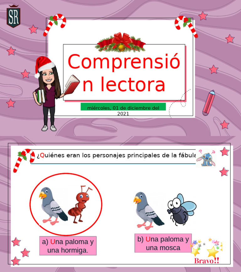 Comprensión lectora 01 diciembre- 1° básico A | PDF