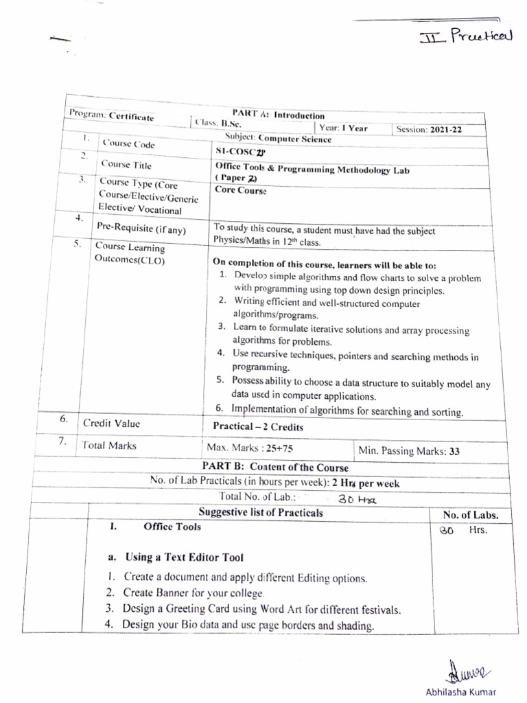 Cs Pratical Minor | PDF