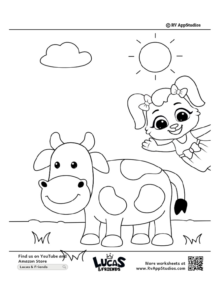 Lucas Friends Coloring Page | PDF