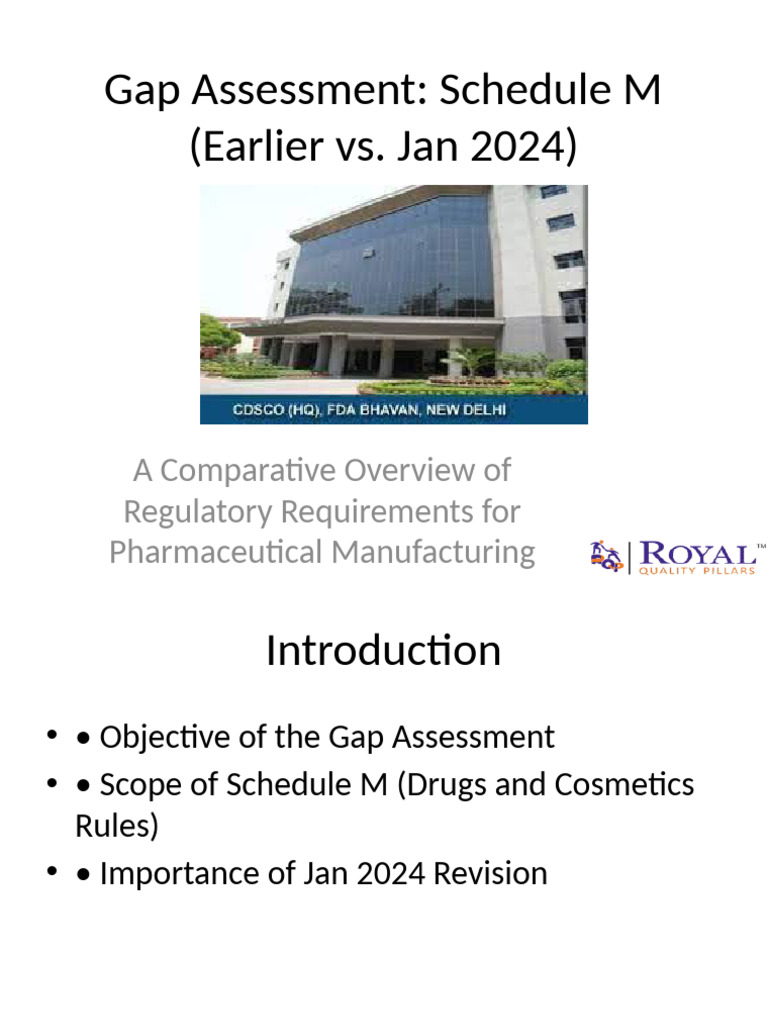Gap Analysis: Revised Schedule M 2024 | PDF | Audit | Regulatory Compliance