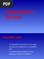 Blood Crossmatch Form | PDF
