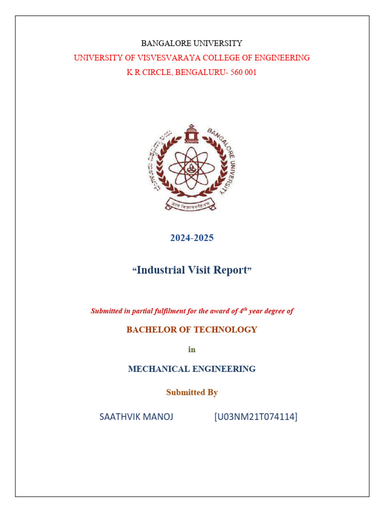 SAATHVIK Industrial Visit | PDF | Electricity Generation | Oceanography