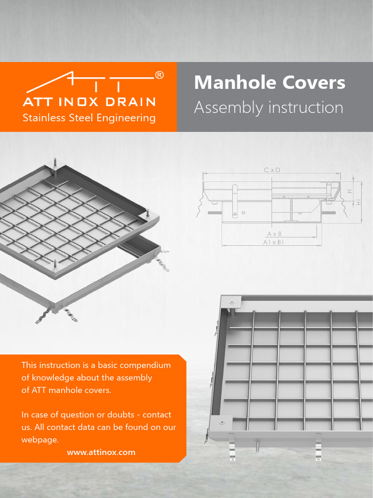 ATT Manhole Cover Assembly Guide | PDF | Building Materials
