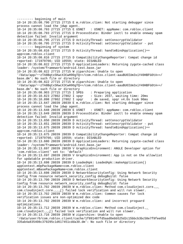 Mod Menu Log - Com - Roblox.client | PDF | Operating System Technology | Computer Architecture