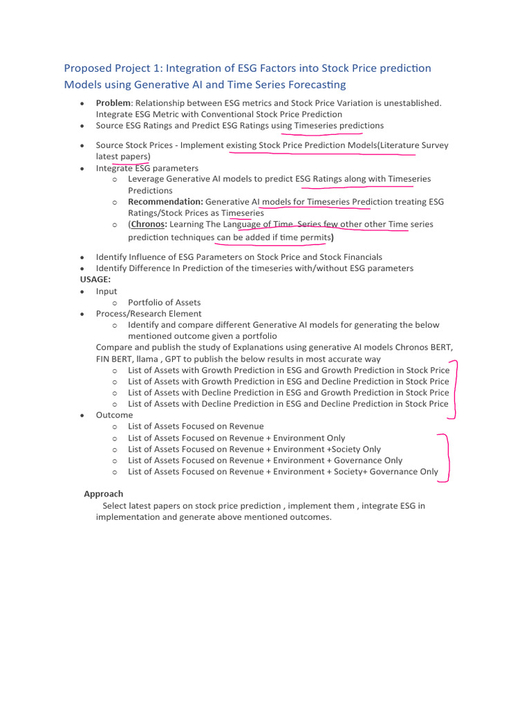ESG Project Proposals | PDF