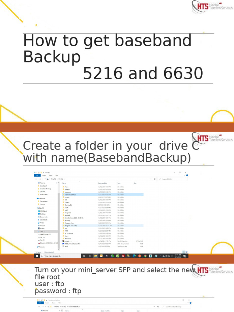 Baseband Back Up Steps | PDF