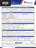 RBL Bank Account Opening Form | PDF | Payments