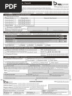 RBL Bank Account Opening Form | PDF | Payments