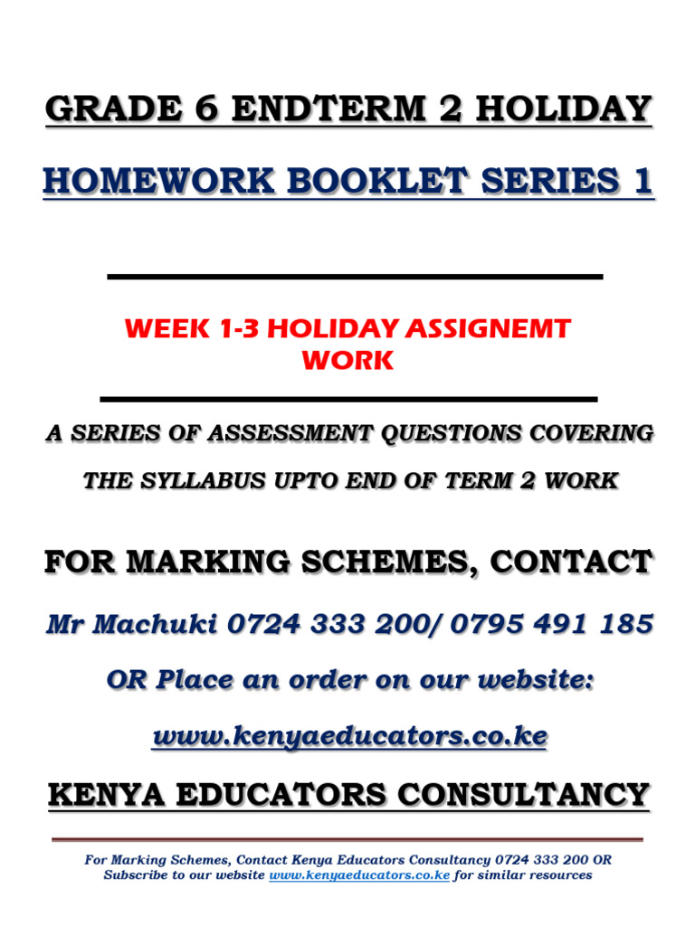 Grade - 6 - Endterm 2 Holiday Assignmet s1 | PDF | Jesus | Plants