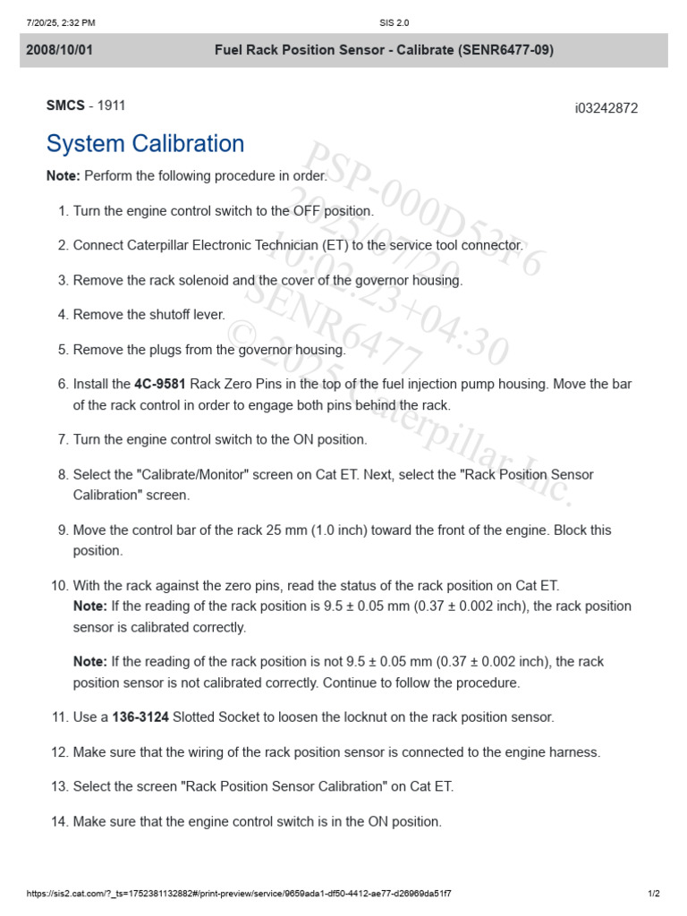Rack Position Sensor Calibration | PDF | Electrical Connector