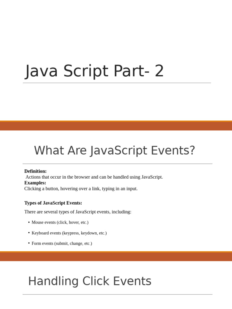 Web Lec Javascript (Part-2) | PDF | Information Technology Management | Computing